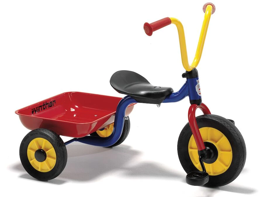 Mini Viking 3-hjuling med flak flerfärgad | Tress.com