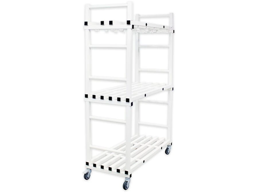 Rullevogn med knage og hylde | tress.dk