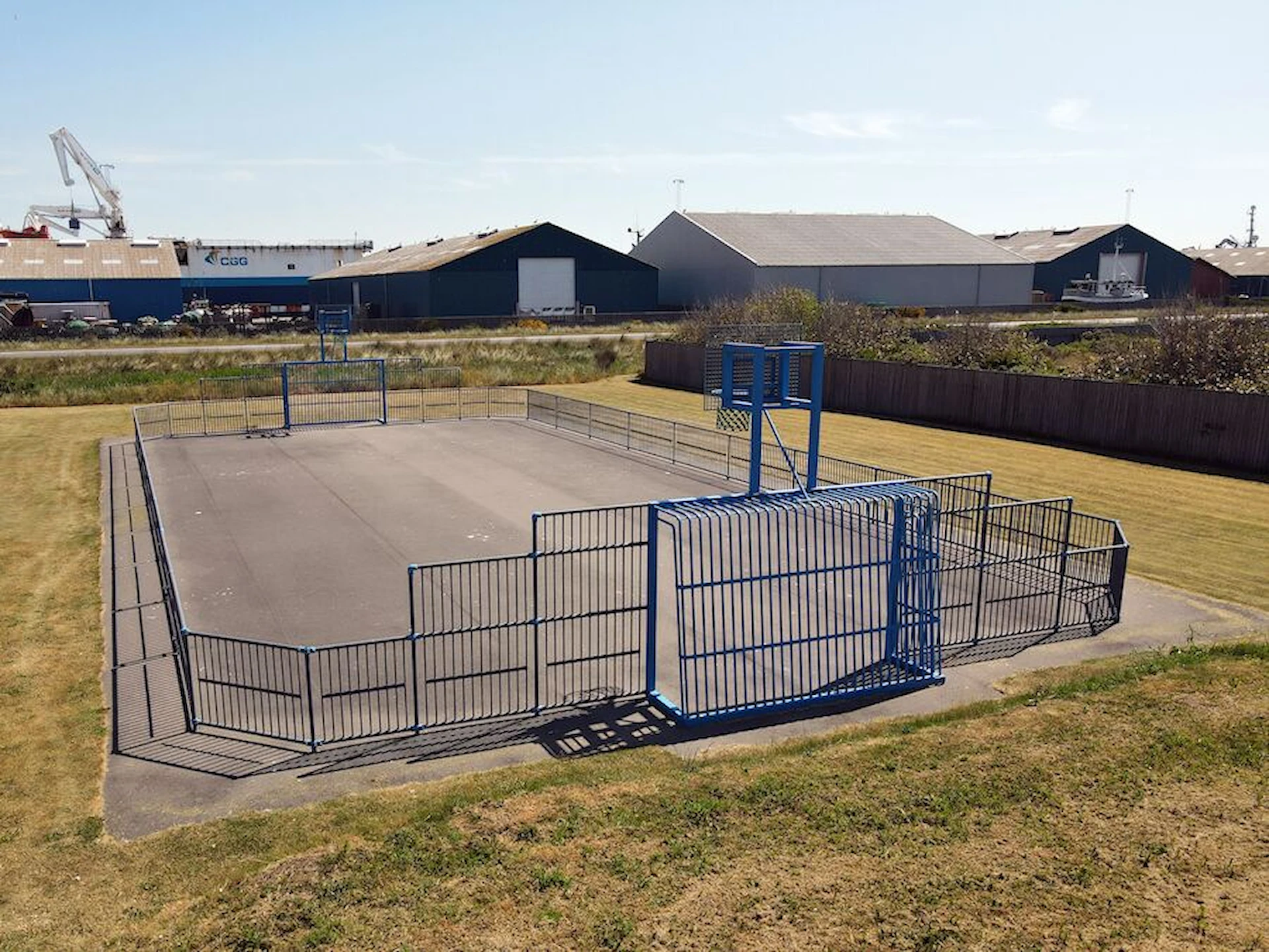 STEEL Bingen Multiarena 32 x 15 meter | Tress Utemiljö