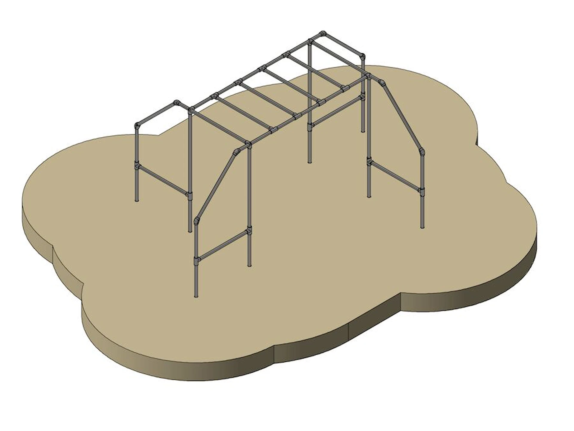 Tress Monkey Rails Parkour System | Tress Utemiljö