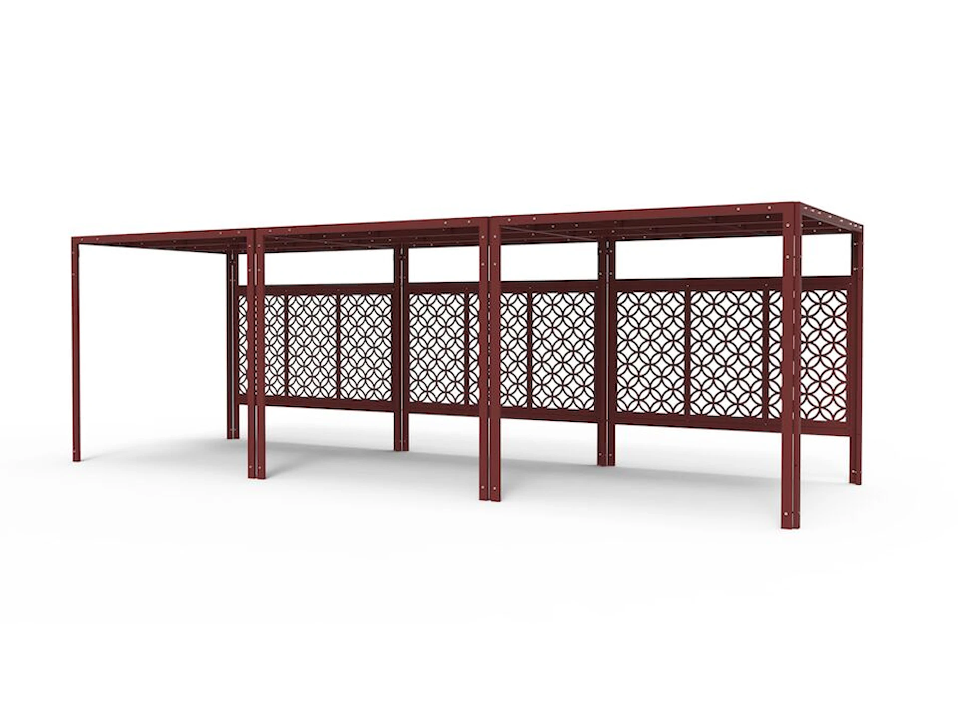 Ballota System Trippel Pergola till utemiljö | Tress Utemiljö