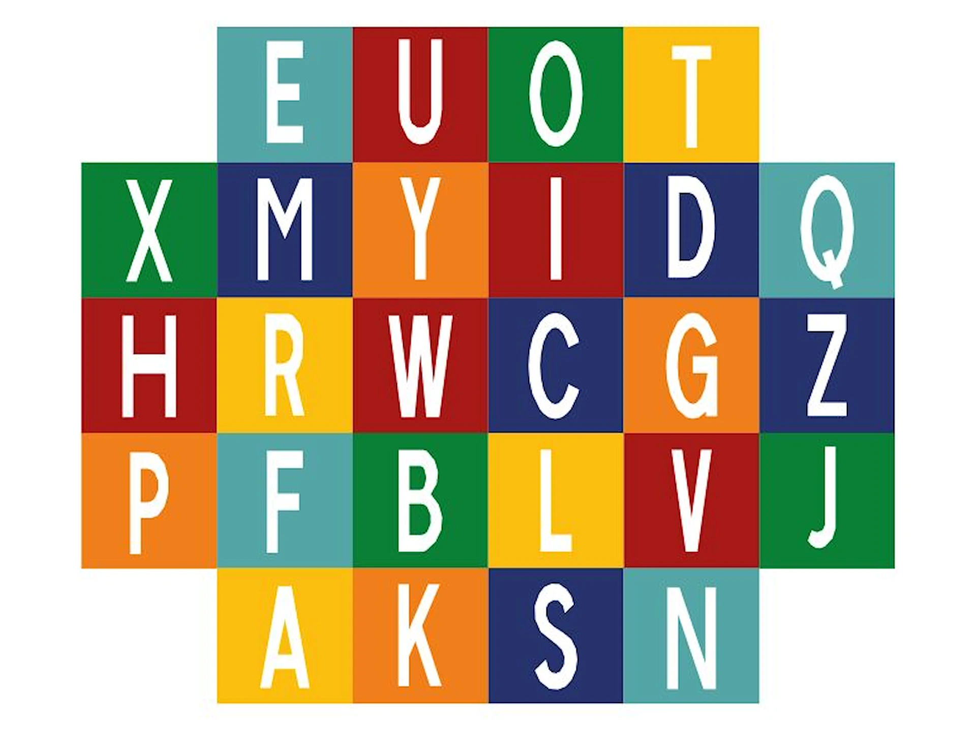 Alfabetet Versaler Asfaltsmålning | Tress Utemiljö