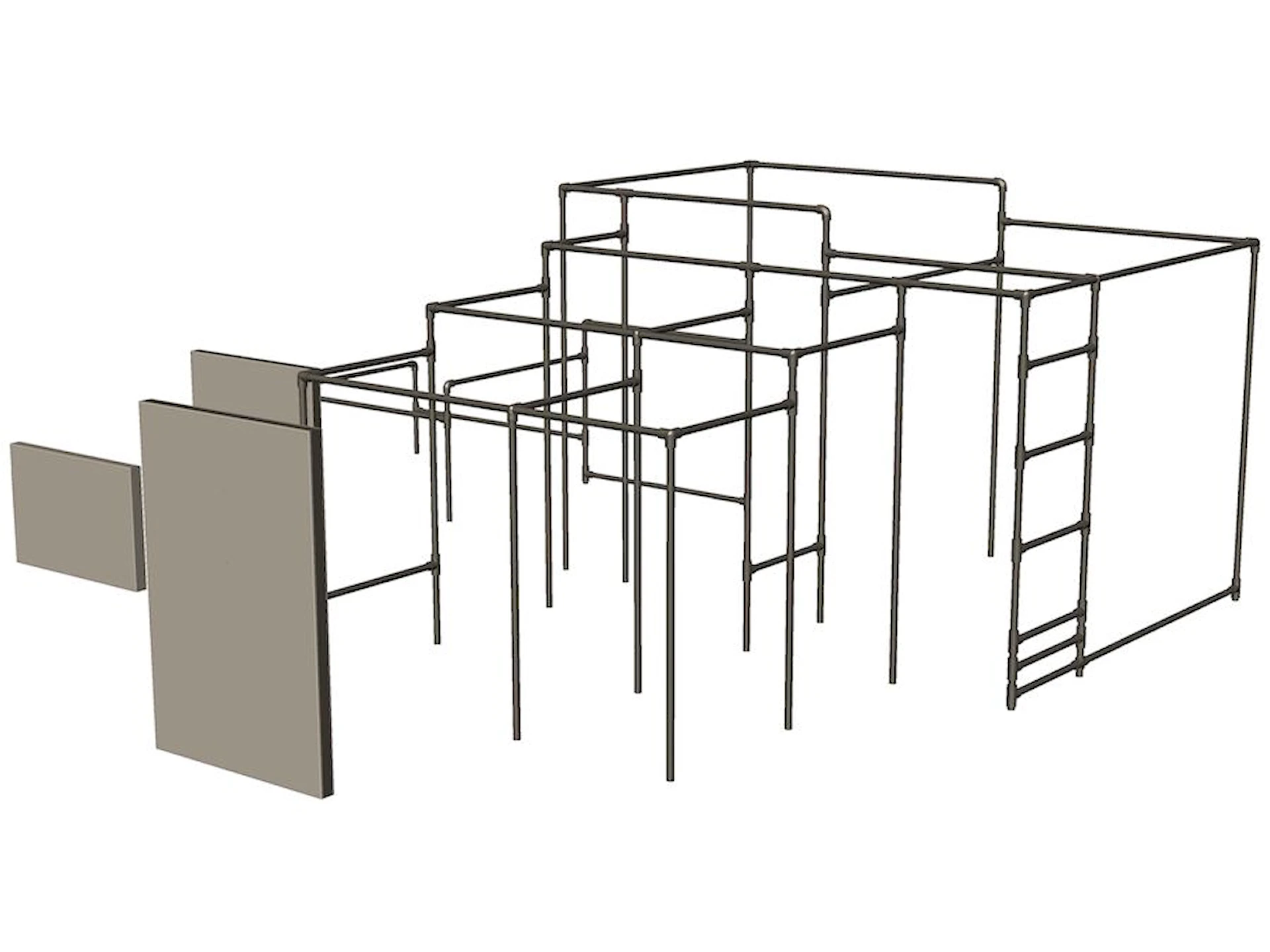 Parkour Monkey rails MEGA wall | tressutemiljø.no