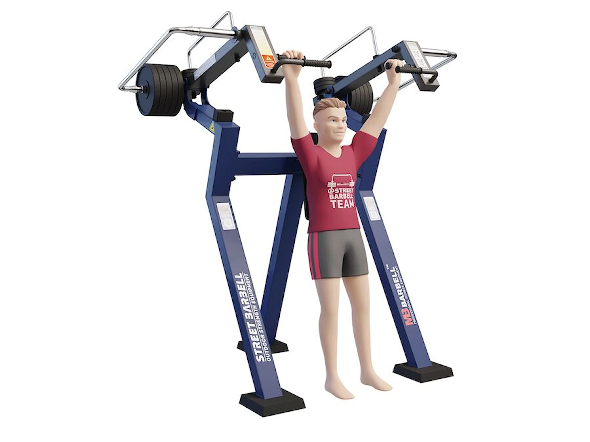 Skulderpres stående - Street Barbell | tressudemiljø.dk