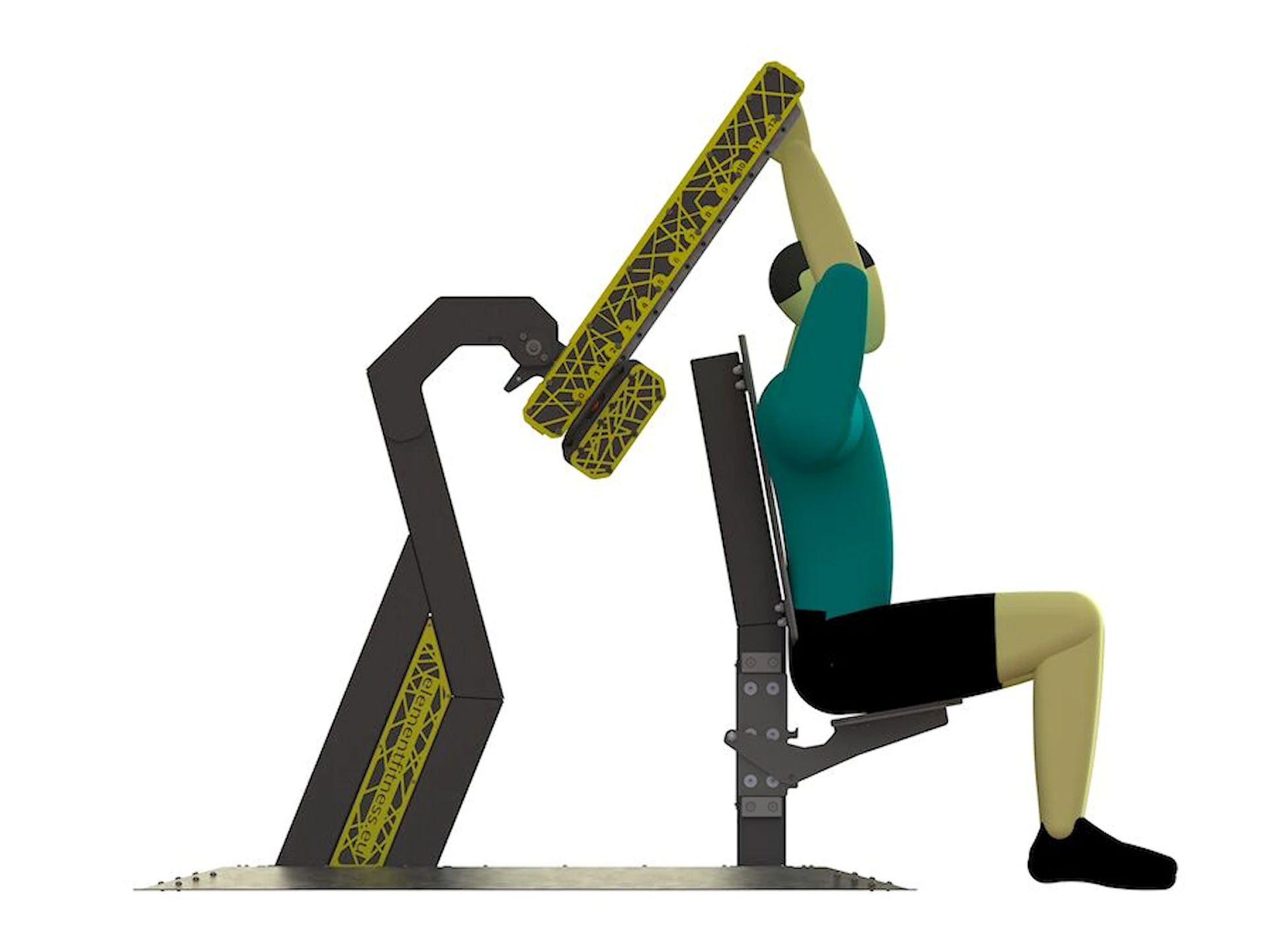 ElementFit Axelpress Sittande | Tress Utemiljö