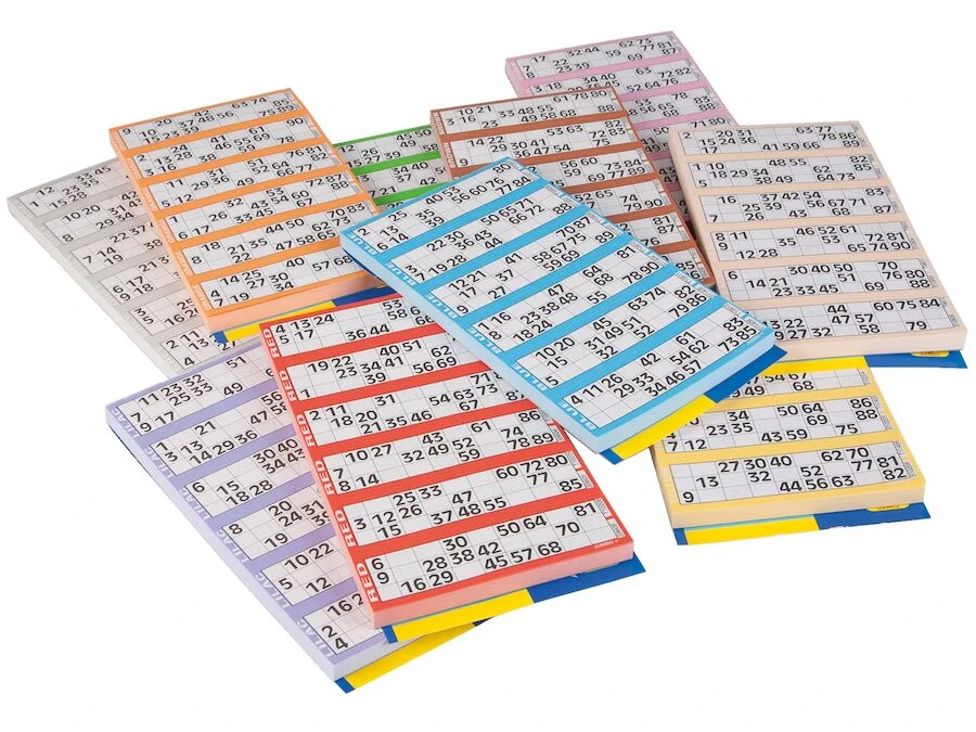 Bingoplader, sæt med 6000 kombinationer | tress.dk