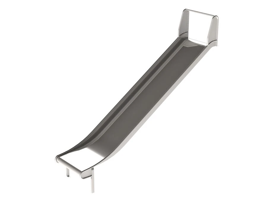 Bred rutsjebane i rustfrit stål 225-250 cm | tressudemiljø.dk