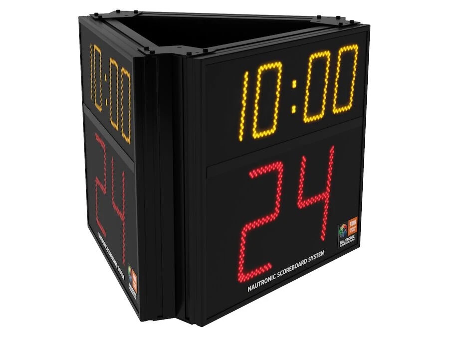 Basketball shot clock timer 24 sek. 3-sidet | tress.dk